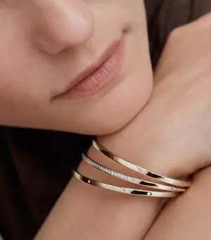 Monica Vinader Sterling Essential Slim Bangle