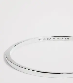 Monica Vinader Sterling Essential Slim Bangle
