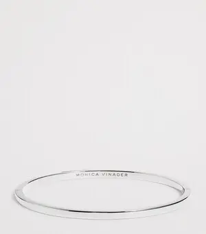 Monica Vinader Sterling Essential Slim Bangle