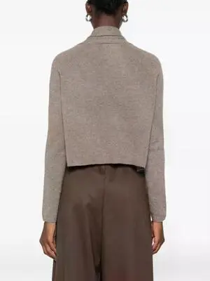 SUSANNE BOMMER Shawl-collar Cropped Cardigan