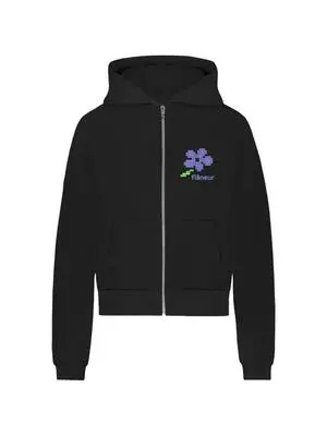 FLANEUR Pixel Flower Hoodie