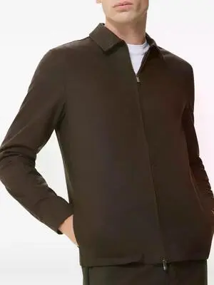VALENZA Zip-up Flannel Sweater