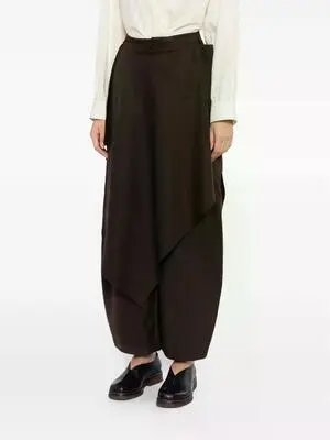 YEAREAST Layered Draped Trousers