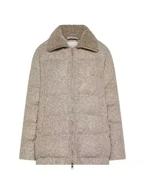 Seventy Shearling-collar Quilted Coat