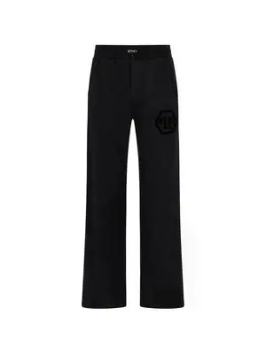 Philipp Plein Hexagon Logo-patch Track Pants - Black