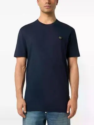 Philipp Plein Logo-plaque Embroidered-neck T-shirt