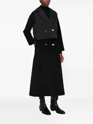 RRD Big Duck Gilet And Double-breasted Coat Set - Black
