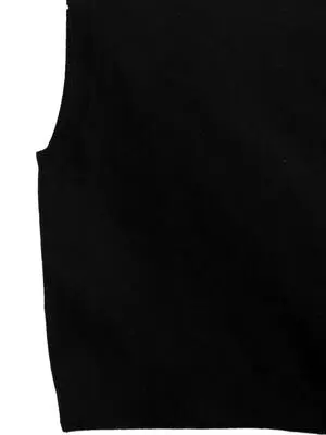 SEMICOUTURE Fine-knit Sleeveless Vest