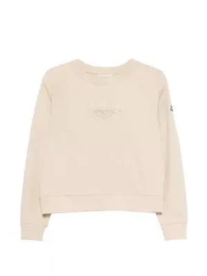 MONCLER Logo-embroidered Raglan-sleeve Sweatshirt