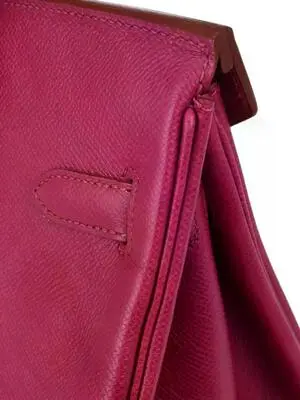 Hermès 2010 30 Birkin Epsom Leather Tote Bag - Red