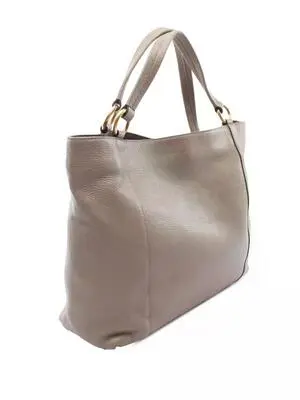 Gucci 2000-2015 Medium Pebbled Calfskin Twill Tote Bag