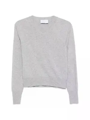 DANIELE FIESOLI V-neck Cashmere Sweater - Grey
