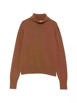 DANIELE FIESOLI Roll-neck Cashmere-blend Sweater - Brown