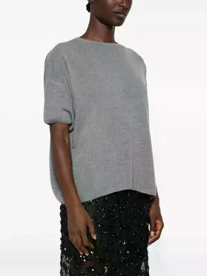 Dixie Short-sleeve Sweater - Grey