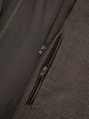 REISS Check Single-breasted Blazer With Gilet Insert Tailored-fit