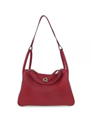 Hermès 30 Lindy Shoulder Bag - Red