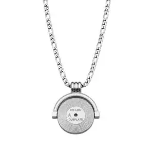 HOOPS + CHAINS LDN Vinyl Record Spinner Chain - Silver