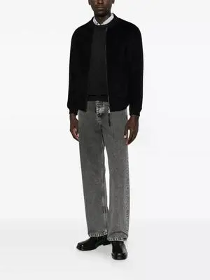 AMARANTO Zip-up Bomber Jacket