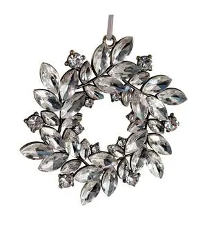 SHISHI Crystal-embellished Wreath - Silver