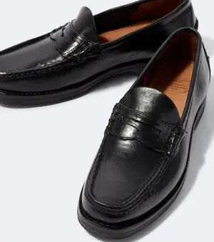 Visvim Fabro-folk Leather Penny Loafers
