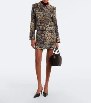 Veronica Beard Wilde Floral Jacquard Jacket