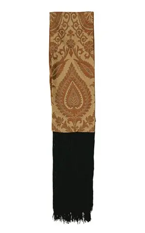 MERCI C'EST VINTAGE Woven Silk Scarf - Multi