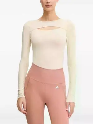 CASALL Cut-out Long-sleeve Bodysuit - Neutrals
