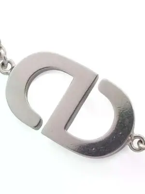 Dior 2010s Cd Logo-detail Rhinestone Bracelet