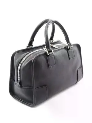 Loewe 2010s Amazona 28 Leather Tote Bag - Black
