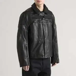 Rick Owens 2 Piece Leather Bomber