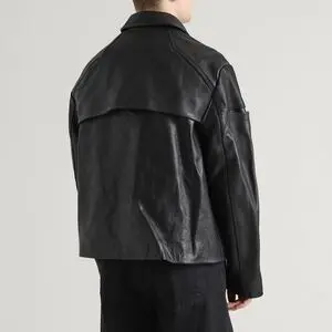 Rick Owens 2 Piece Leather Bomber