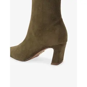 Steve Madden Willah Suede Heeled Ankle Boots