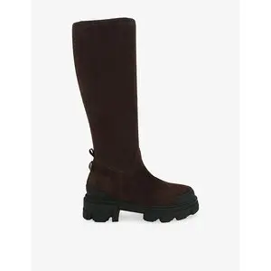Kurt Geiger Stomp Sock Suede Knee-high Boots