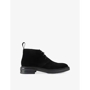 Steve Madden Harper Suede Desert Boots - Black