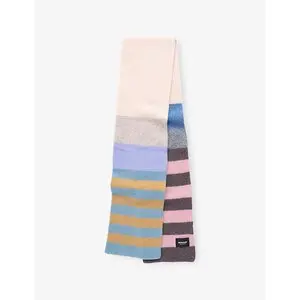 Howlin' Cosmic Surfin Striped Wool Scarf - Moondust