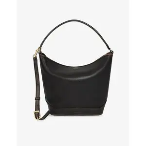 Sandro Logo-embossed Suede Shopper Tote