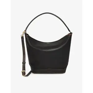 Sandro Logo-embossed Suede Shopper Tote