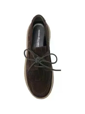 KENNEL&SCHMENGER Pit Fringe-detail Lace-up Shoes - Brown