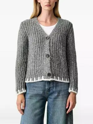 JOOP! Chunky-knit V-neck Cardigan