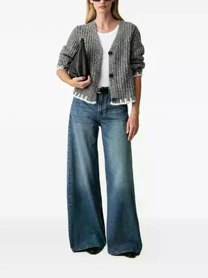 JOOP! Chunky-knit V-neck Cardigan