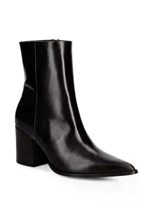 JONAK PARIS Pointed-toe Block-heel Ankle Boots