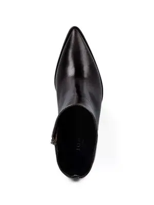 JONAK PARIS Pointed-toe Block-heel Ankle Boots