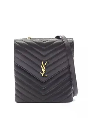 Saint Laurent 2010s -logo Chain-strap Mini Bag - Black