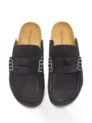 JW Anderson Stitch-detail Suede Loafer