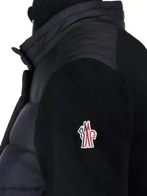 Moncler Quilted Panelled Cardigan