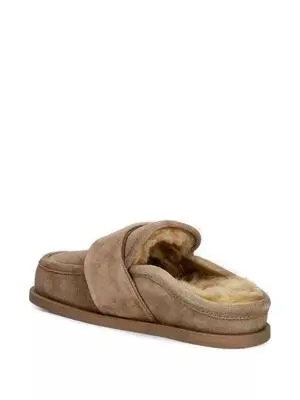 Inuikii Buckle-detail Suede Mules