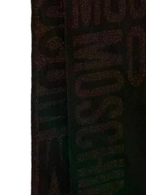 Moschino Logo-intarsia Wool Scarf