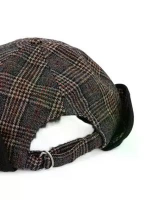 KANGOL Check-pattern Ear-flap Cap