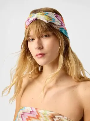 Missoni Hair Band With Zig Zag Motif