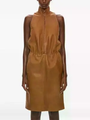 Christopher Esber Dannie Leather Mini Dress